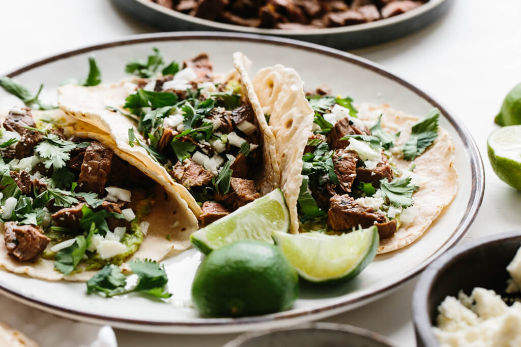 Carne Asada Tacos Downshiftology